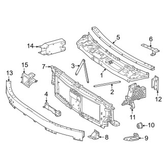 2024 Mercedes E Class Radiator Supports | CARiD