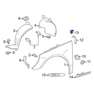 Mercedes R Class OEM Fenders | Factory Front & Rear Fenders — CARiD.com