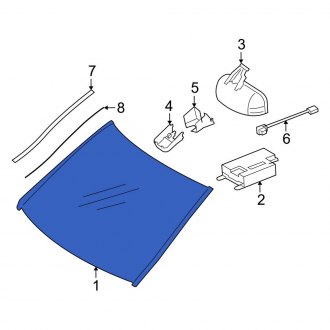 Mercedes R Class Replacement Windshield Glass — CARiD.com