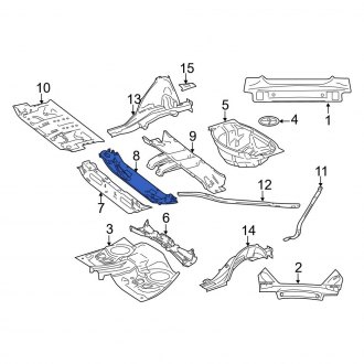 Mercedes R Class Replacement Floor Pans — CARiD.com