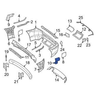 Mercedes R Class Bumper Brackets & Hardware | Front, Rear — CARiD.com