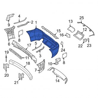 Mercedes R Class OEM Bumpers | Genuine Front & Rear Bumpers — CARiD.com