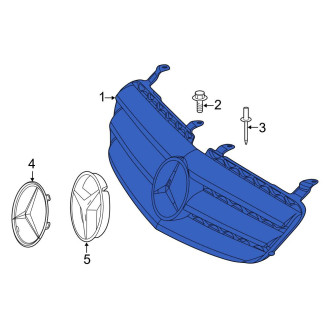 Mercedes R Class Replacement Grilles | Moldings, Brackets - CARiD.com