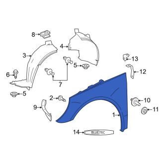 Mercedes R Class OEM Fenders | Factory Front & Rear Fenders — CARiD.com