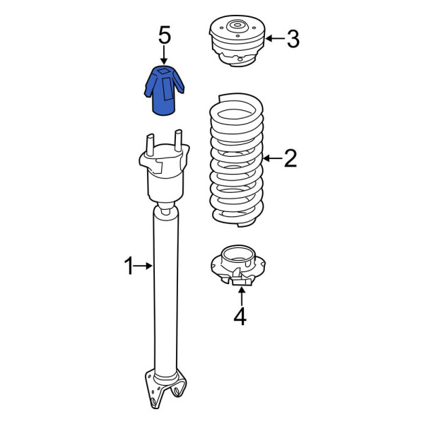 Mercedes-Benz OE 2513200026 - Front Suspension Strut Mount