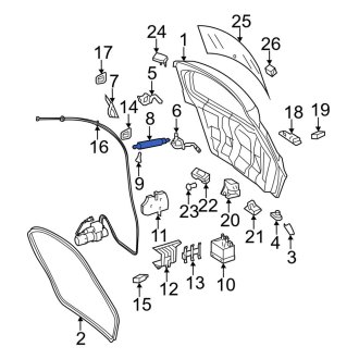 Mercedes R Class Replacement Trunks & Tailgates - CARiD.com