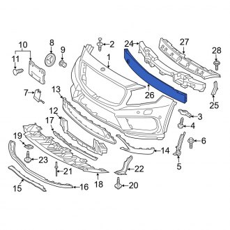 Mercedes GLA Class Bumper Reinforcements & Energy Absorbers – CARiD.com