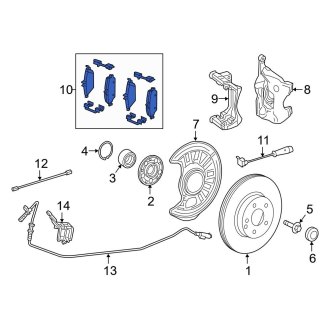 Mercedes CLA Class OEM Brake Parts | Pads, Bleeders, Rotors — CARiD.com