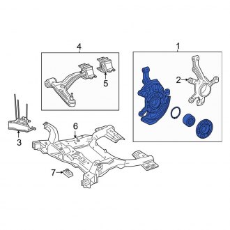 Mercedes GLA Class Steering Knuckles, Spindles & Parts | CARiD