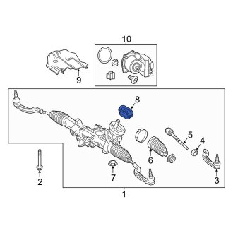 Mercedes GLA Class Rack & Pinion Steering Systems, Parts — CARiD.com