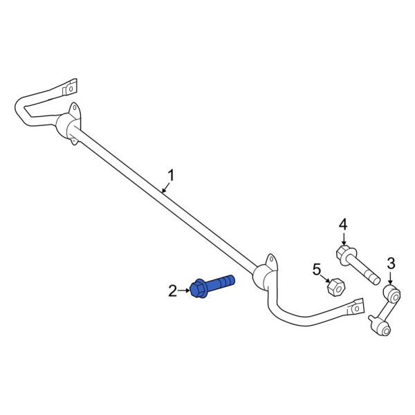 Mercedes-Benz OE 910105008014 - Suspension Stabilizer Bar Bracket Bolt