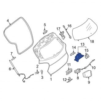 Mercedes Metris Trunk/Tailgate Handles & Locks — CARID.com