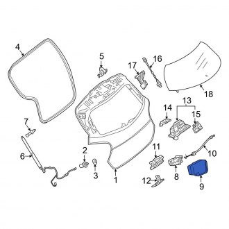 Mercedes GLA Class Trunk & Tailgate Seals — CARID.com