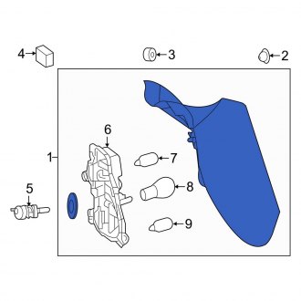 Mercedes GLA Class OEM Tail Lights | LED, Fiber Optic — CARiD.com