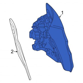 Mercedes GLA Class OEM Lighting | Headlights, Fog & Tail Lights — CARiD.com