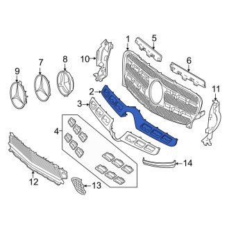 Mercedes GLA Class OEM Grilles | Factory Billet & Mesh Grilles — CARiD.com