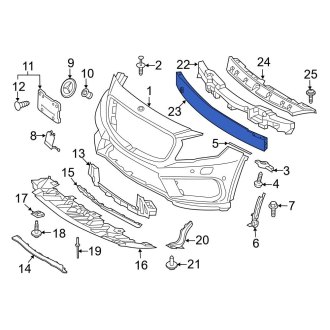 Mercedes GLA Class OEM Bumpers | Genuine Front & Rear Bumpers — CARiD.com