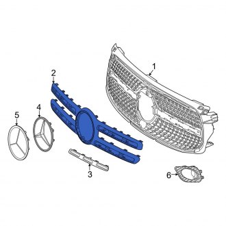 Mercedes GLB Class Grille Frames & Moldings — CARiD.com