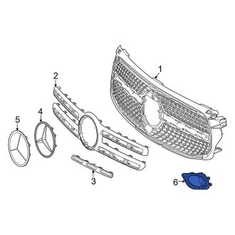 Mercedes GLB Class Replacement Grille Assemblies — CARiD.com
