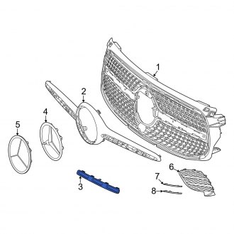 Mercedes GLB Class Replacement Grilles | Moldings, Brackets - CARiD.com