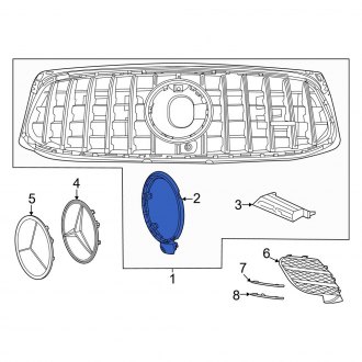 Mercedes GLB Class Replacement Grilles | Moldings, Brackets - CARiD.com