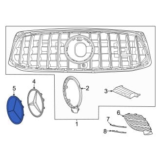 Mercedes GLB Class Replacement Grilles | Moldings, Brackets - CARiD.com