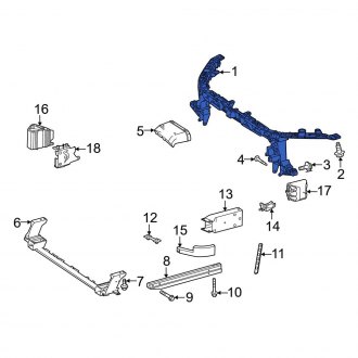 Mercedes GLB Class Radiator Supports — CARiD.com