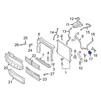 Mercedes CLA Class OEM Engine Cooling Parts | Radiators, Fans — CARiD.com