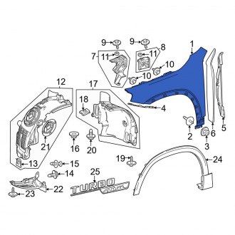 Mercedes GLB Class Replacement Fenders & Components – CARiD.com