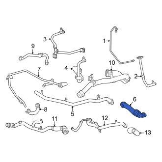 Mercedes A Class Turbocharger Pipes, Hoses & Clamps — CARiD.com