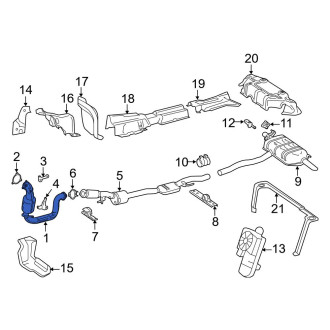 Mercedes GLB Class OEM Exhaust Parts | Systems, Tips, Pipes — CARiD.com