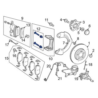 Mercedes GLB Class Brake Calipers | Loaded, Semi Loaded, Unloaded ...
