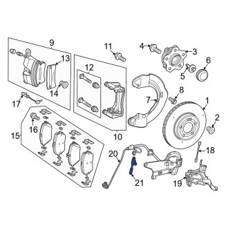 Mercedes A Class OEM Brake Parts | Pads, Bleeders, Rotors — CARiD.com