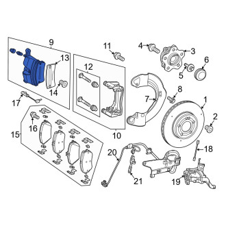 Mercedes GLA Class OEM Brake Parts | Pads, Bleeders, Rotors — CARiD.com