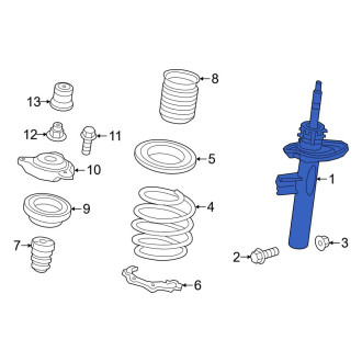 Mercedes GLB Class Shocks & Struts | Front, Rear | Coil, Air — CARiD.com
