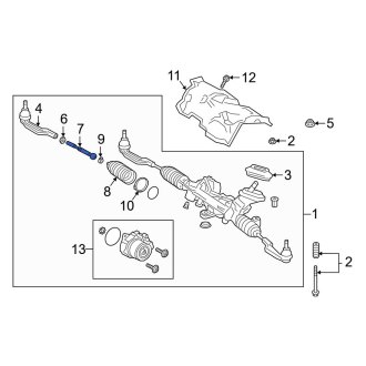 Mercedes GLB Class Steering Arms, Tie Rods & Links — CARiD.com