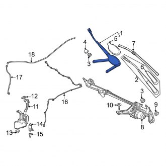Mercedes GLB Class OEM Wiper Blade & Washer Parts | Motors, Arms ...