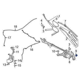 Mercedes EQS Washer Hardware — CARID.com