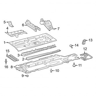 2021 Mercedes GLB Class OEM Rocker Panels & Floors — CARiD.com