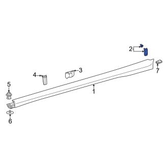 Mercedes GLA Class Rocker Panel Hardware | Clips, Brackets — CARiD.com