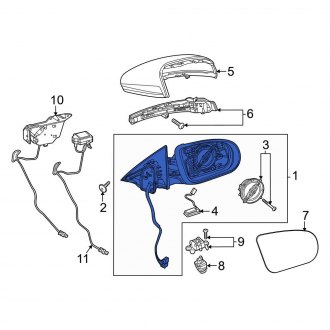 Mercedes GLB Class OEM Mirrors | Towing, Side & Rear View — CARiD.com