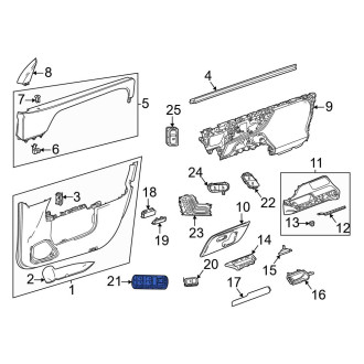 Mercedes GLE Class OEM Window Parts | Visors, Regulators — CARiD.com