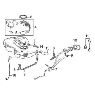 2020 Mercedes GLB Class Fuel Tanks & Components at CARiD.com