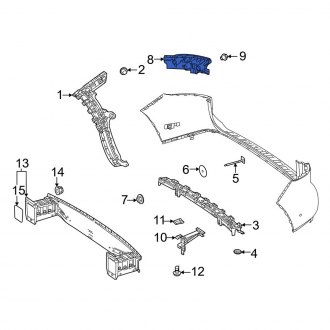Mercedes GLB Class Bumper Brackets & Hardware | Front, Rear — CARiD.com