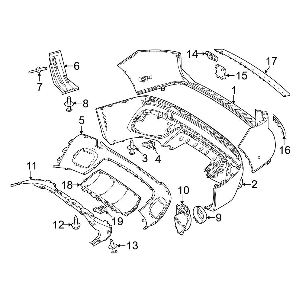 2025 Mercedes GLB Class OEM Bumpers | Front & Rear — CARiD.com