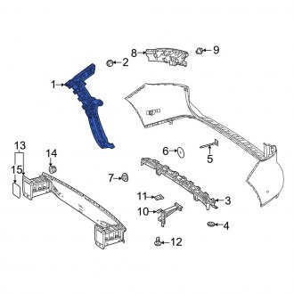 Mercedes GLB Class Bumper Brackets & Hardware | Front, Rear — CARiD.com