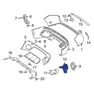 Mercedes GLB Class Bumper Brackets & Hardware | Front, Rear — CARiD.com