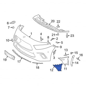 Mercedes A Class Replacement Bumper Spoilers & Valances — CARiD.com