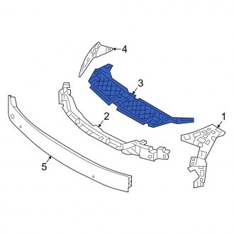 Mercedes Radiator Support Covers | Upper, Front — CARiD.com