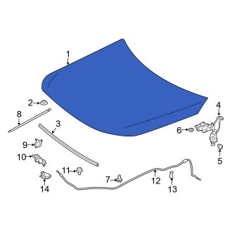 Mercedes A Class Replacement Hood Panels — CARiD.com